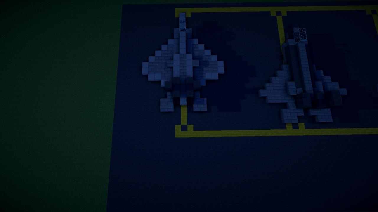 F-35 and F-22 Minecraft Map