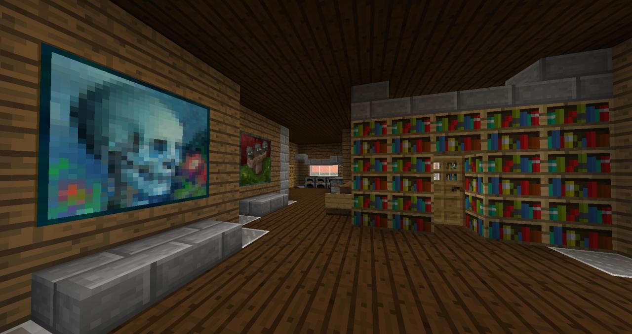 Minecraft 1.7 Dark wood Manor Minecraft Map