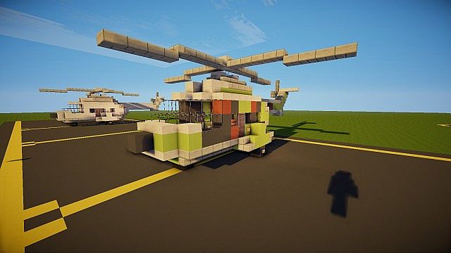 As-332 Super Puma Minecraft Map