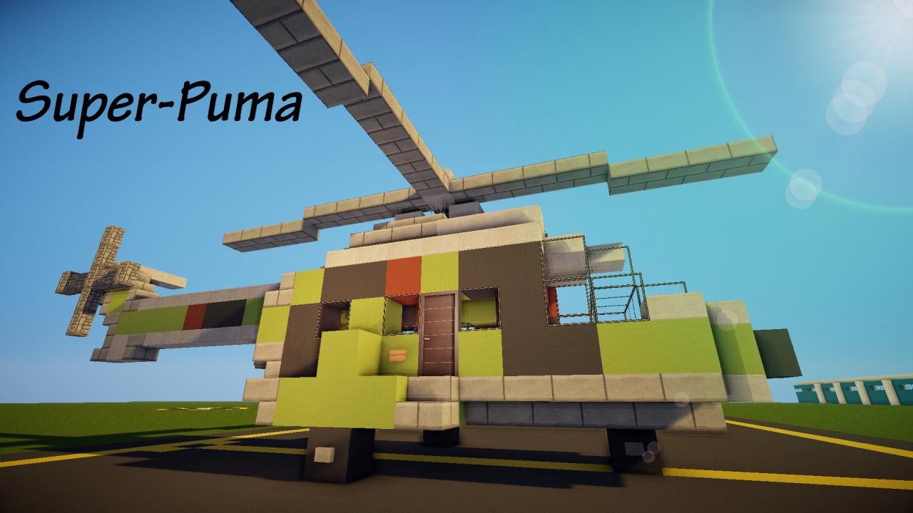 As-332 Super Puma Minecraft Map