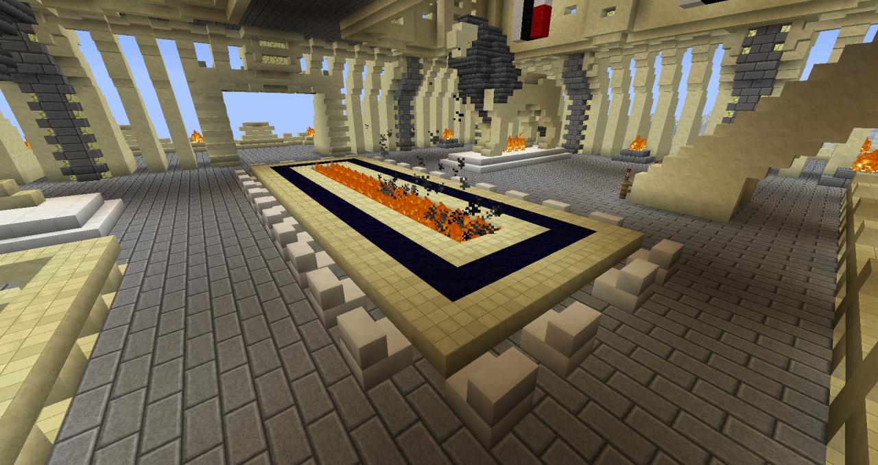 Temple/City Mega Build Part 5! (South West Wing) Minecraft Map