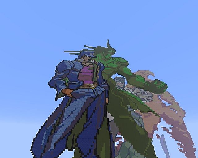 Jojo's bizarre adventure HD Jotaro Kujo and Star Platinum Minecraft Map