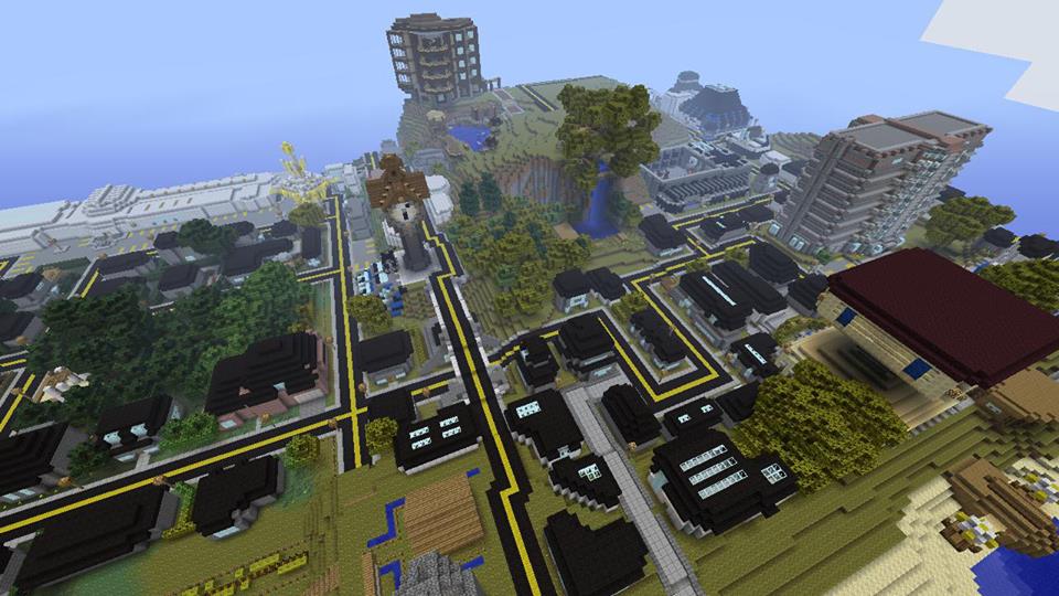 The City of Landscape Minecraft Map