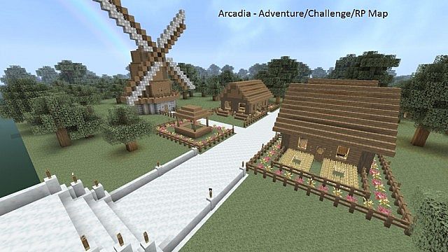 Arcadia - Large Adventure/RP/Challenge Map Minecraft Map