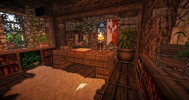 The Carmine Bodega on the Alabaster Coast Minecraft Map