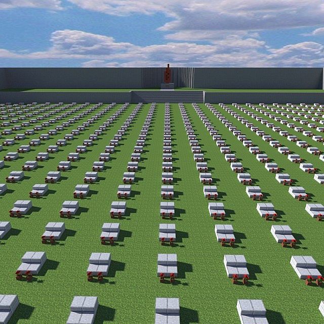 Konohagakure's cemetery. | KONOHAGAKURE PROJECT | Minecraft Map