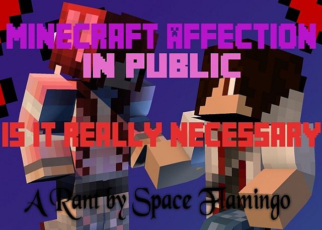 Minecraft Affection in Public - Is it Really Necessary?