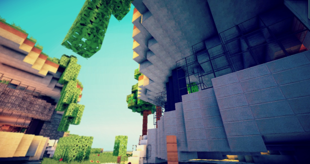 Discerning Shine - Modern Eco Home Minecraft Map