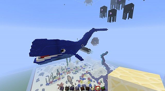 Building on Wool City Minecraft Map