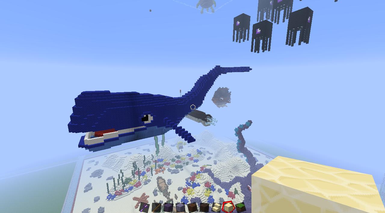 Building on Wool City Minecraft Map