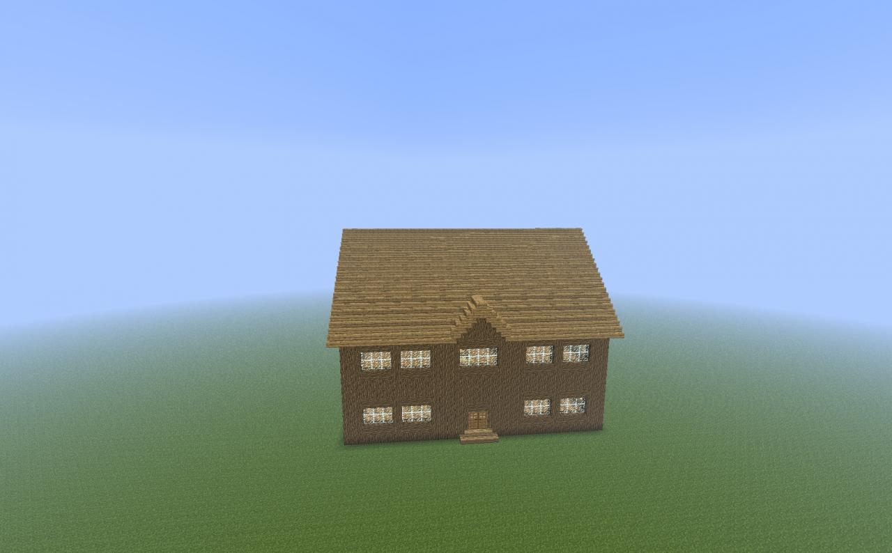 A Generic, Boring, Rather Ugly Colonial House Minecraft Map