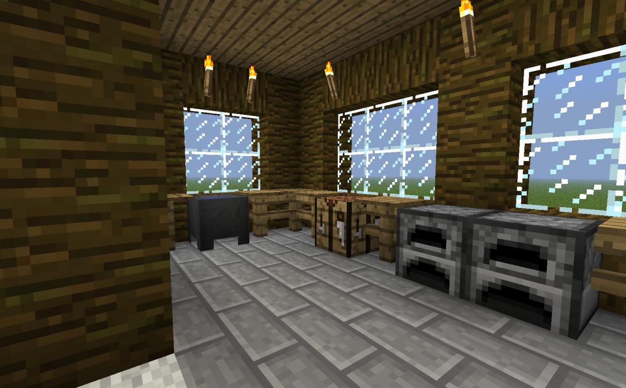 A Long Log Cabin Minecraft Map