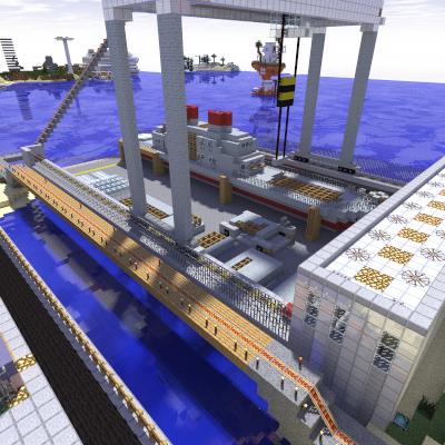 SigmaTau Primary Naval Shipyard Minecraft Map