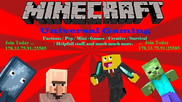 Universal Gaming Minecraft Server
