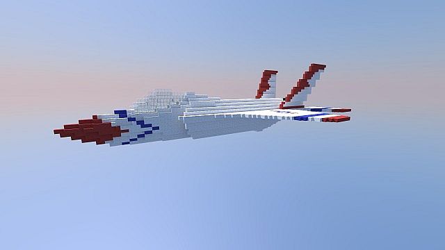 Lockheed Martin F-35A Lightning II Thunderbird Minecraft Map