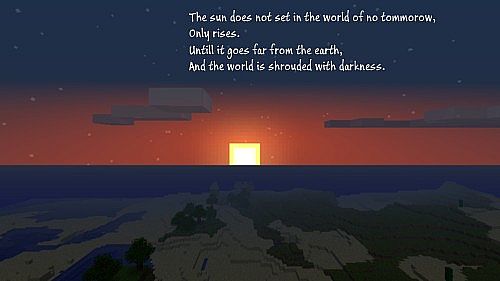 A Small Poem I Came up with While Playing Minecraft called In the Day ...