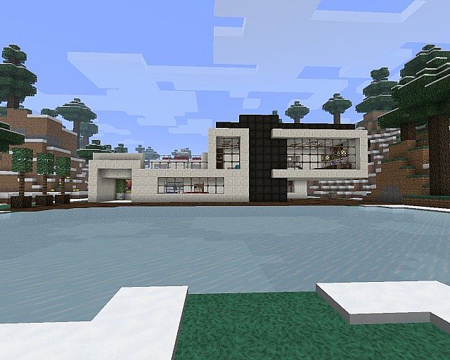 Luxurious Modern House Minecraft Map