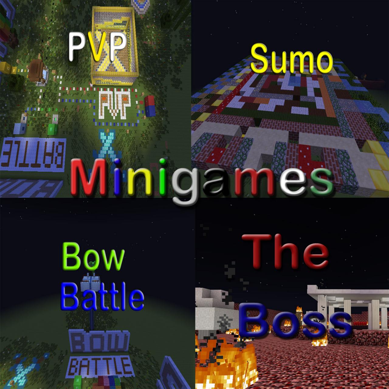 Minigames world(with new minigame) Minecraft Map
