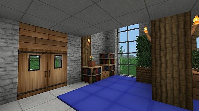 16x16 Modern House Minecraft Map