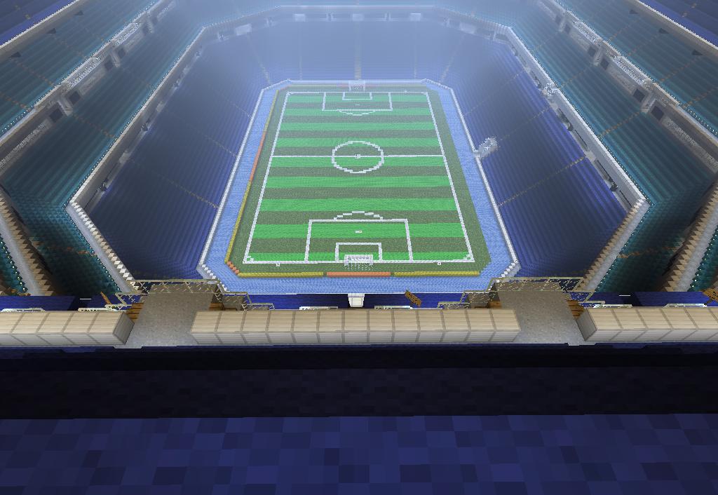 Huge Football Stadium Project Minecraft Map