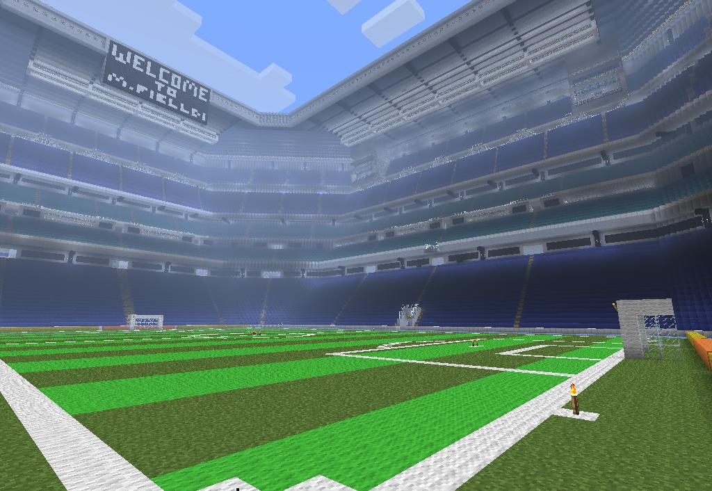 Huge Football Stadium Project Minecraft Map