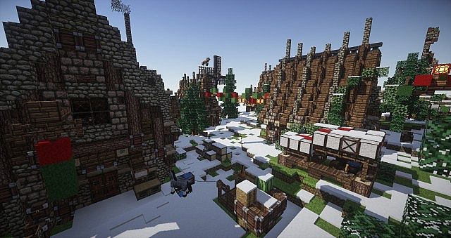 Winter Village - A Minecraft Christmas Minecraft Map