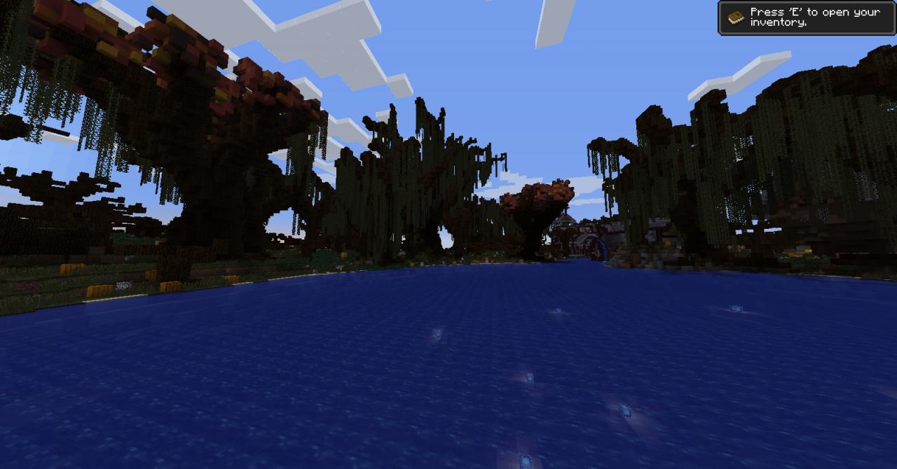 Halloween Themed Spawn. Spooky Village with Haunted Forest Minecraft Map