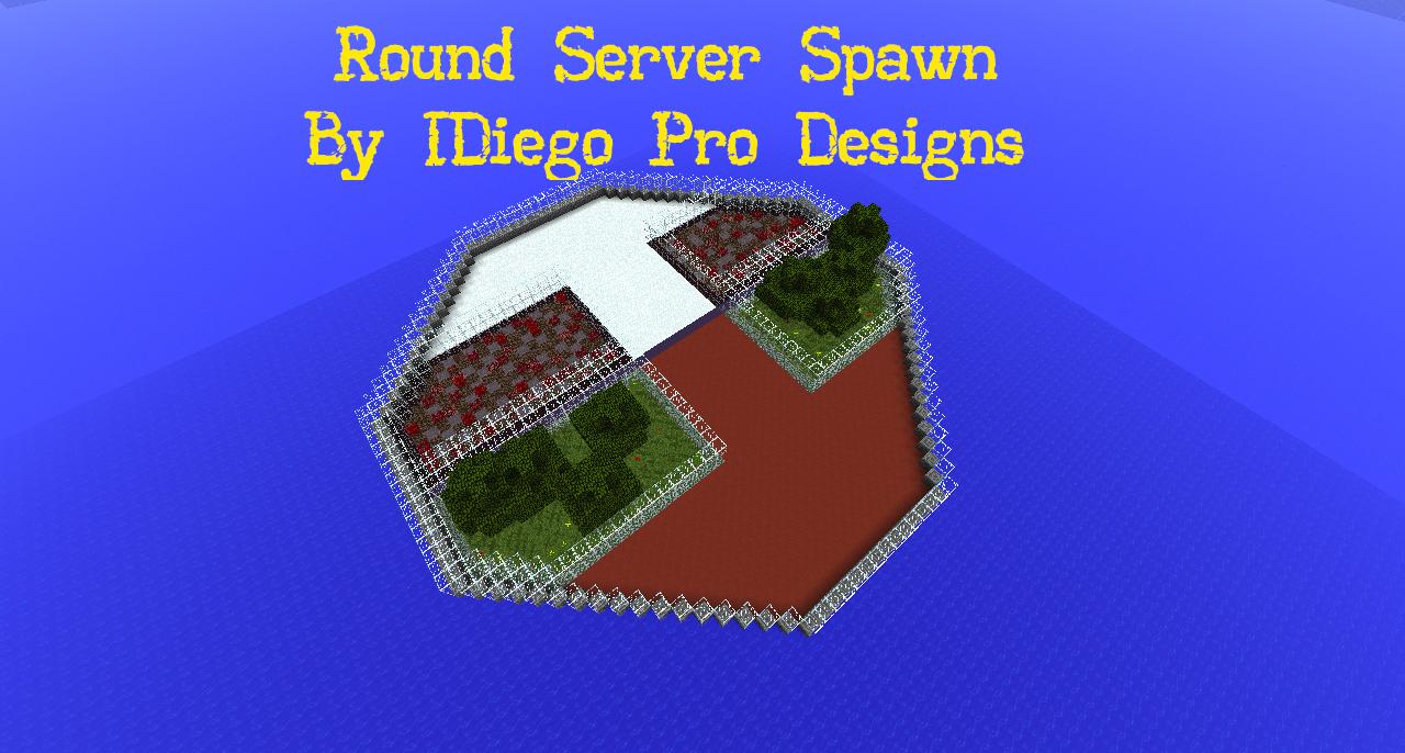 Round Server Spawn Minecraft Map