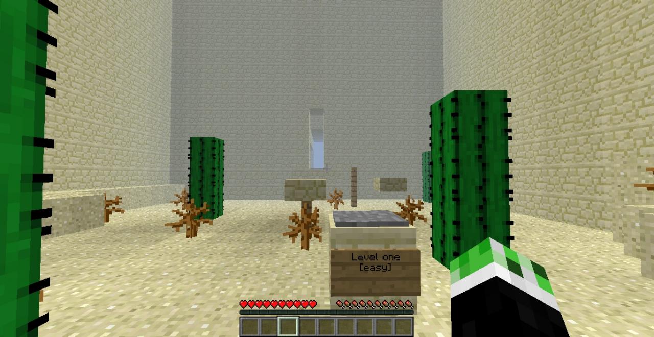 5 amazing levels of Parkour Minecraft Map