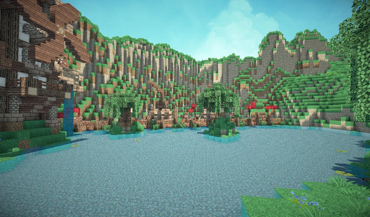 Cloud Atlas The city in The Heavens (Steampunk City) Minecraft Map