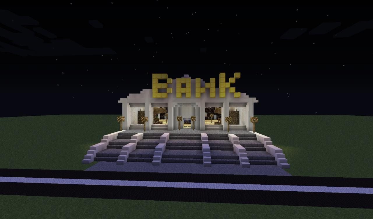 The West Bank = The modern bank Minecraft Map