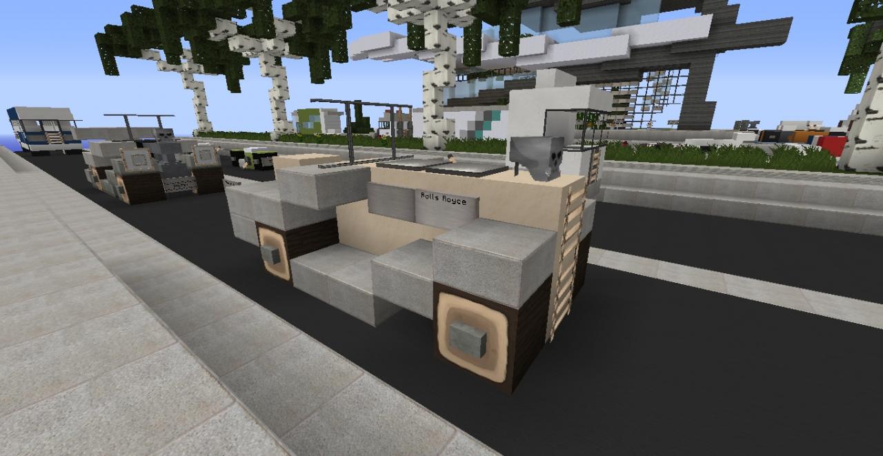 Minecraft vehicles Minecraft Map