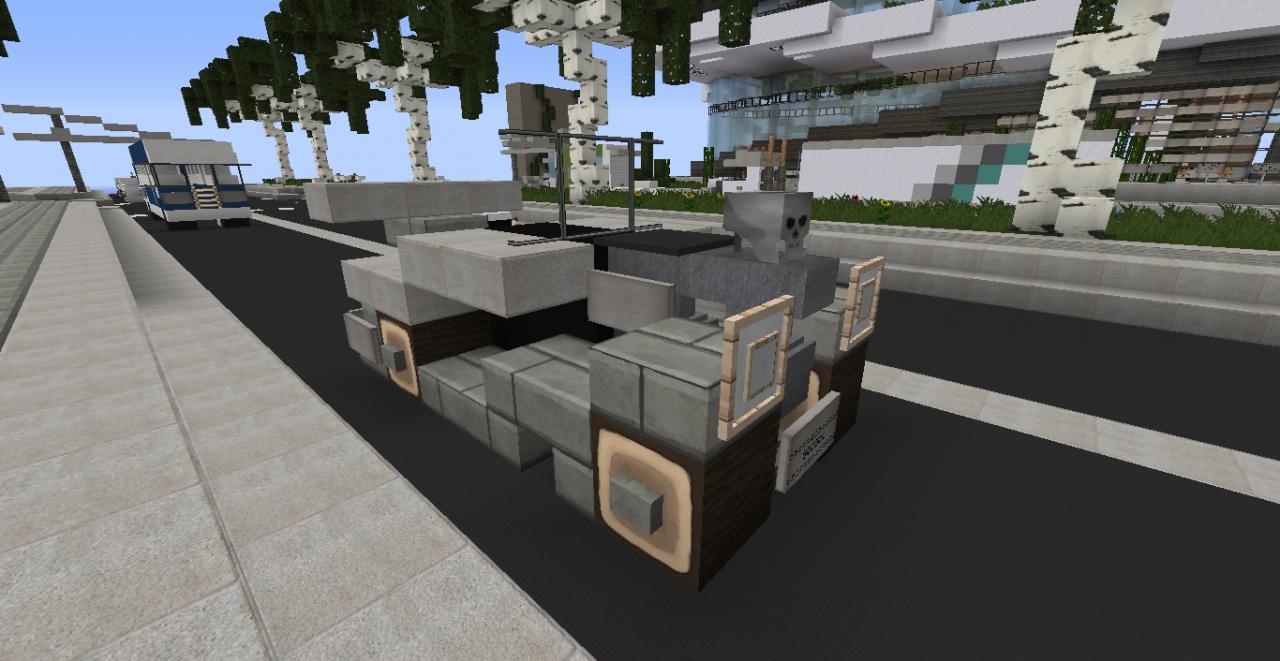 Minecraft vehicles Minecraft Map
