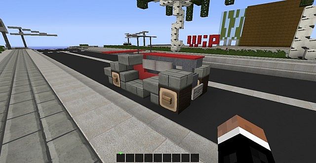 Minecraft vehicles Minecraft Map
