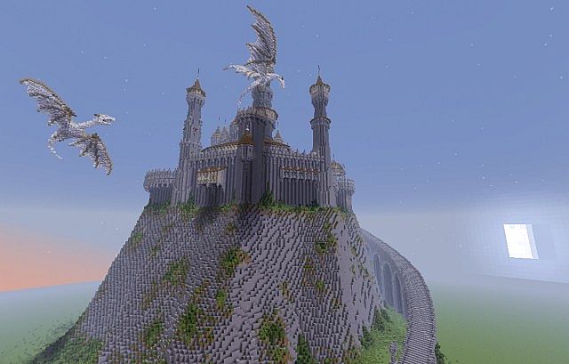 Castle with Dragons Minecraft Map