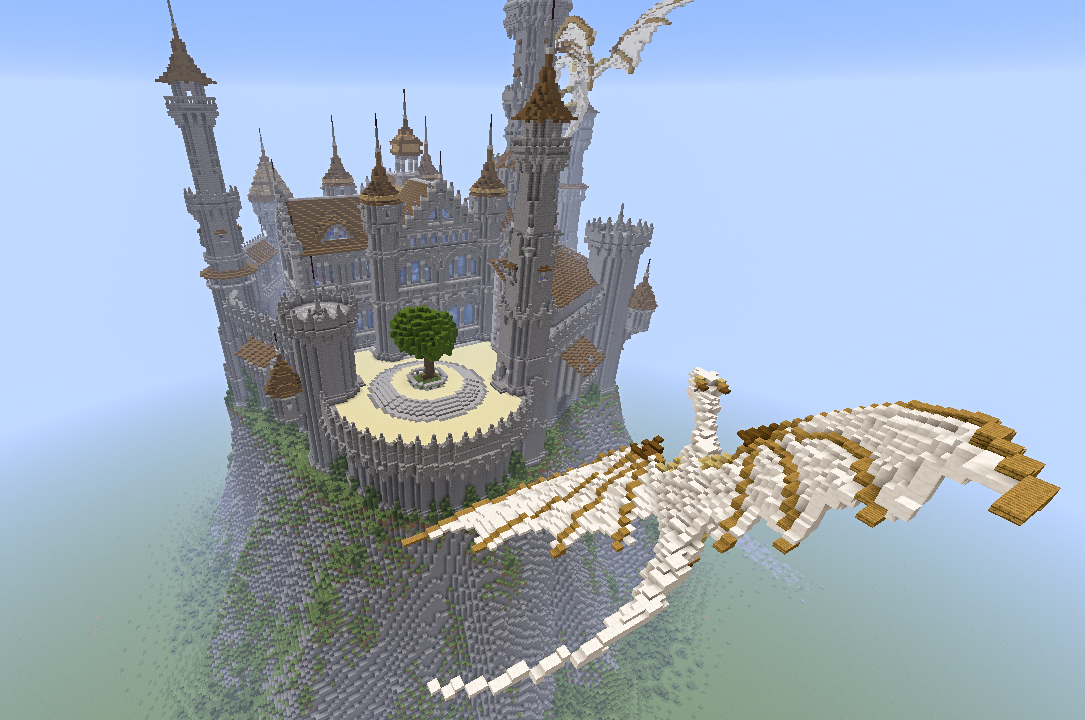 Castle with Dragons Minecraft Map