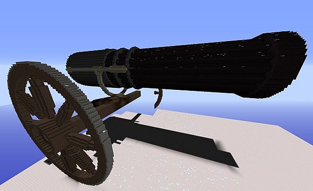 Civil War Gatling Gun (Fires Flaming Arrows) Minecraft Map