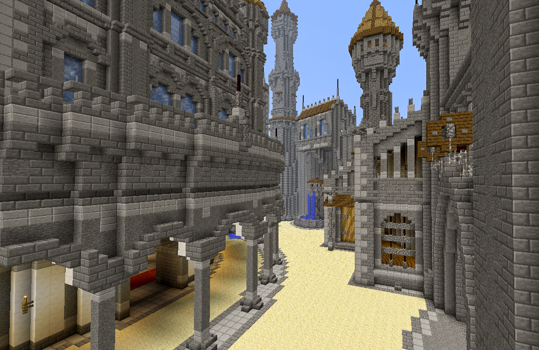 Castle with Dragons Minecraft Map