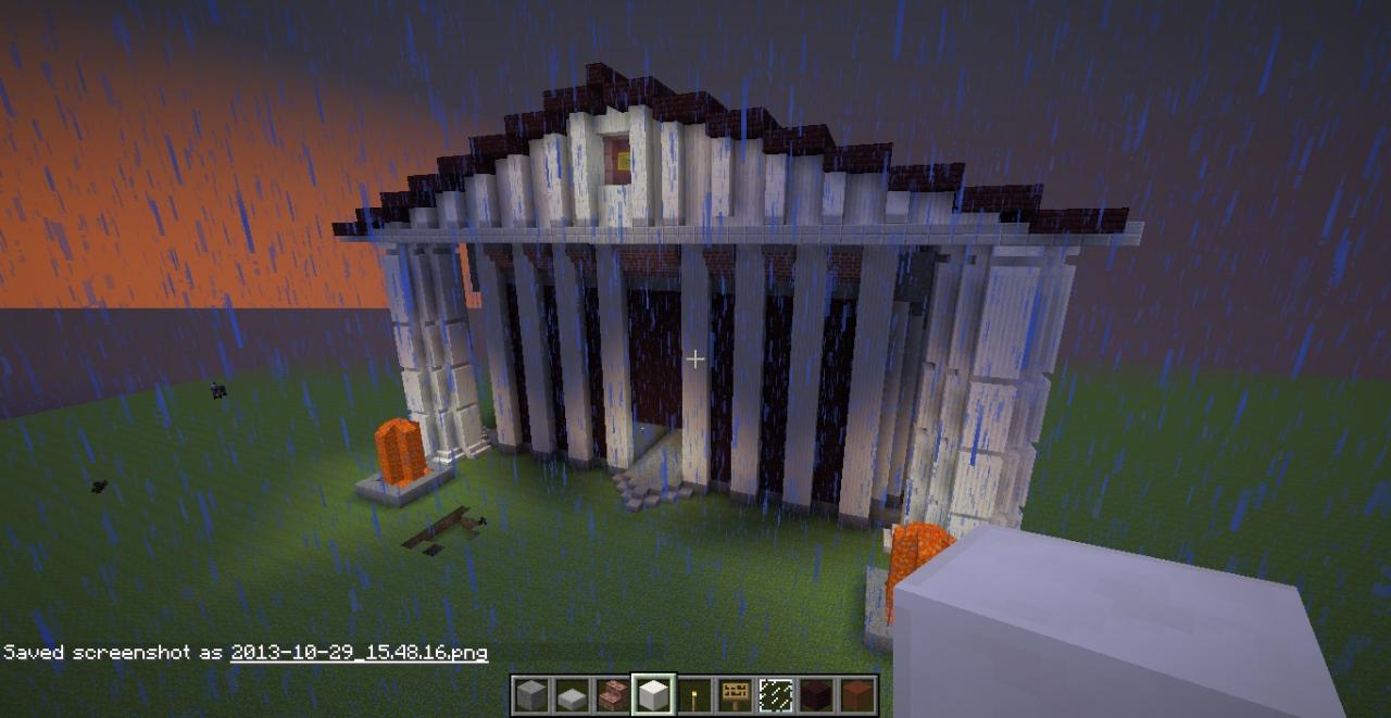 Temple / Mob arena and PVP Minecraft Map
