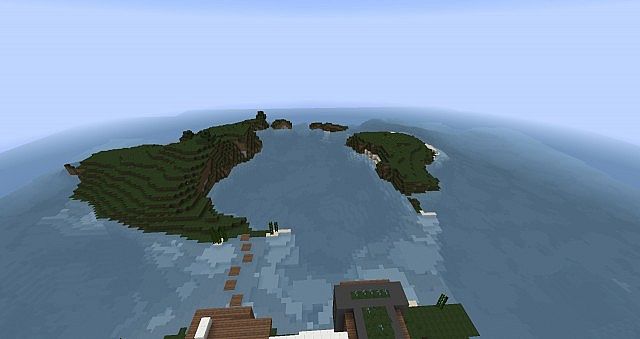 Modern island Minecraft Map