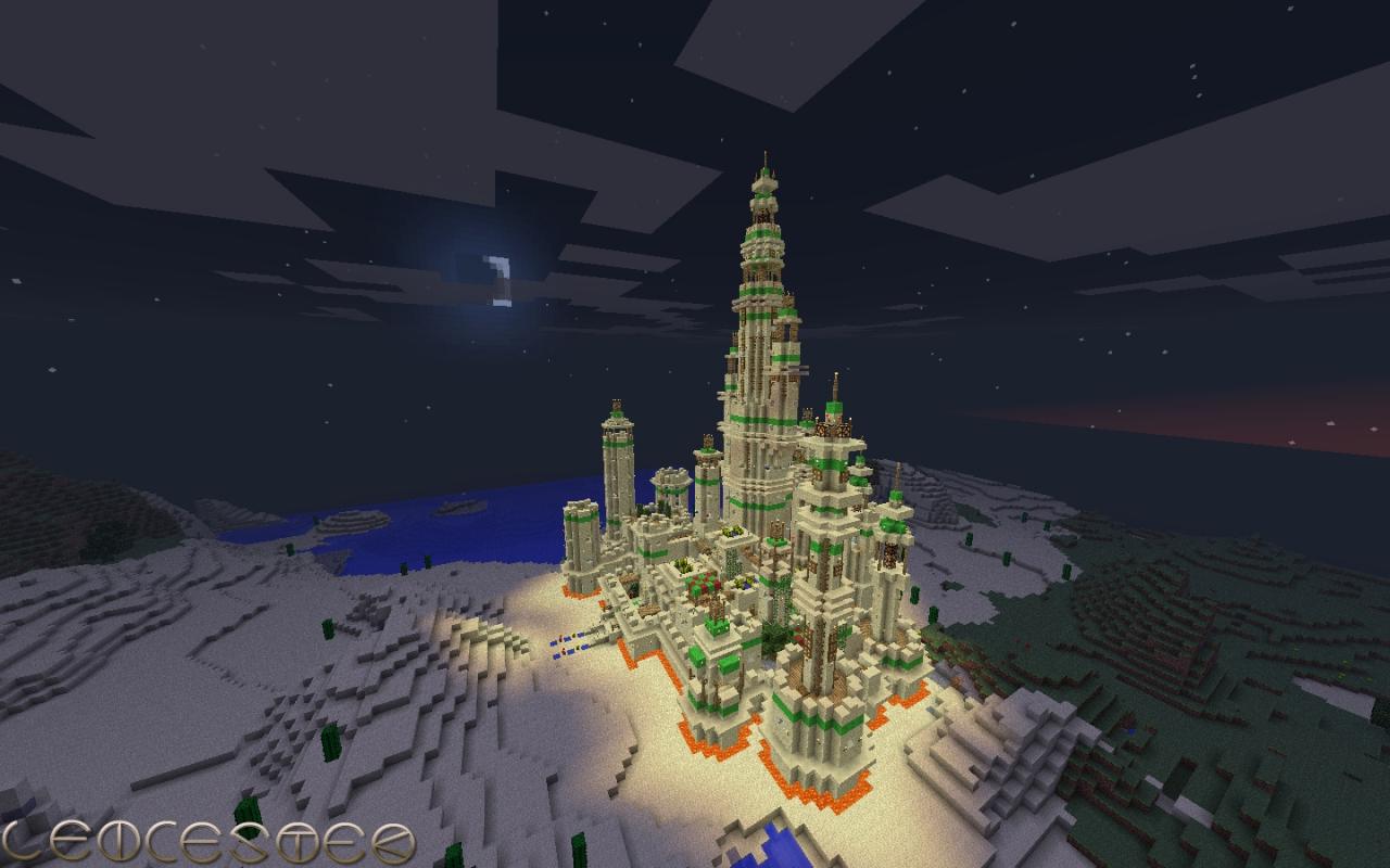 Sand Castle (Sandburg) Minecraft Map