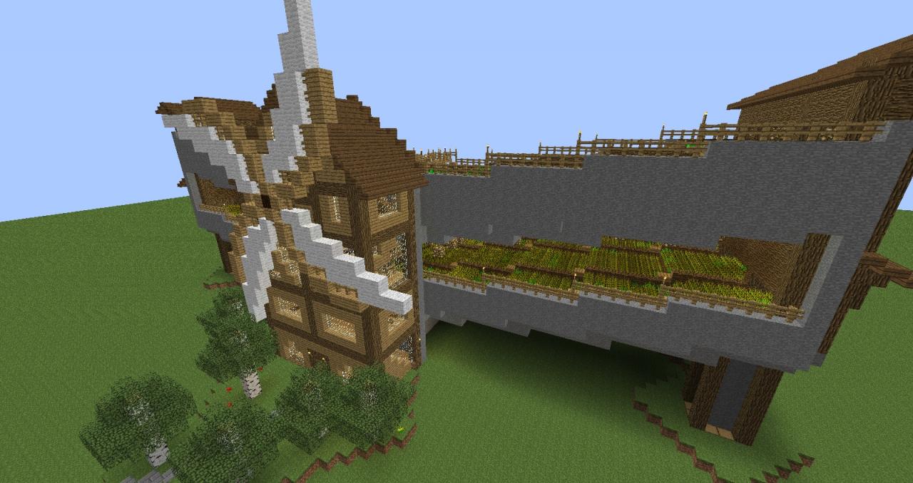 Automatic Harvester Farm Minecraft Map