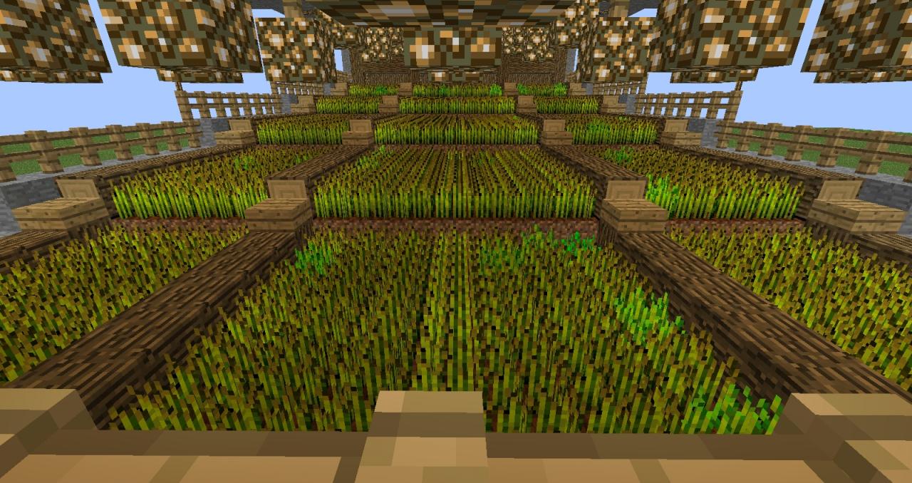 Automatic Harvester Farm Minecraft Map