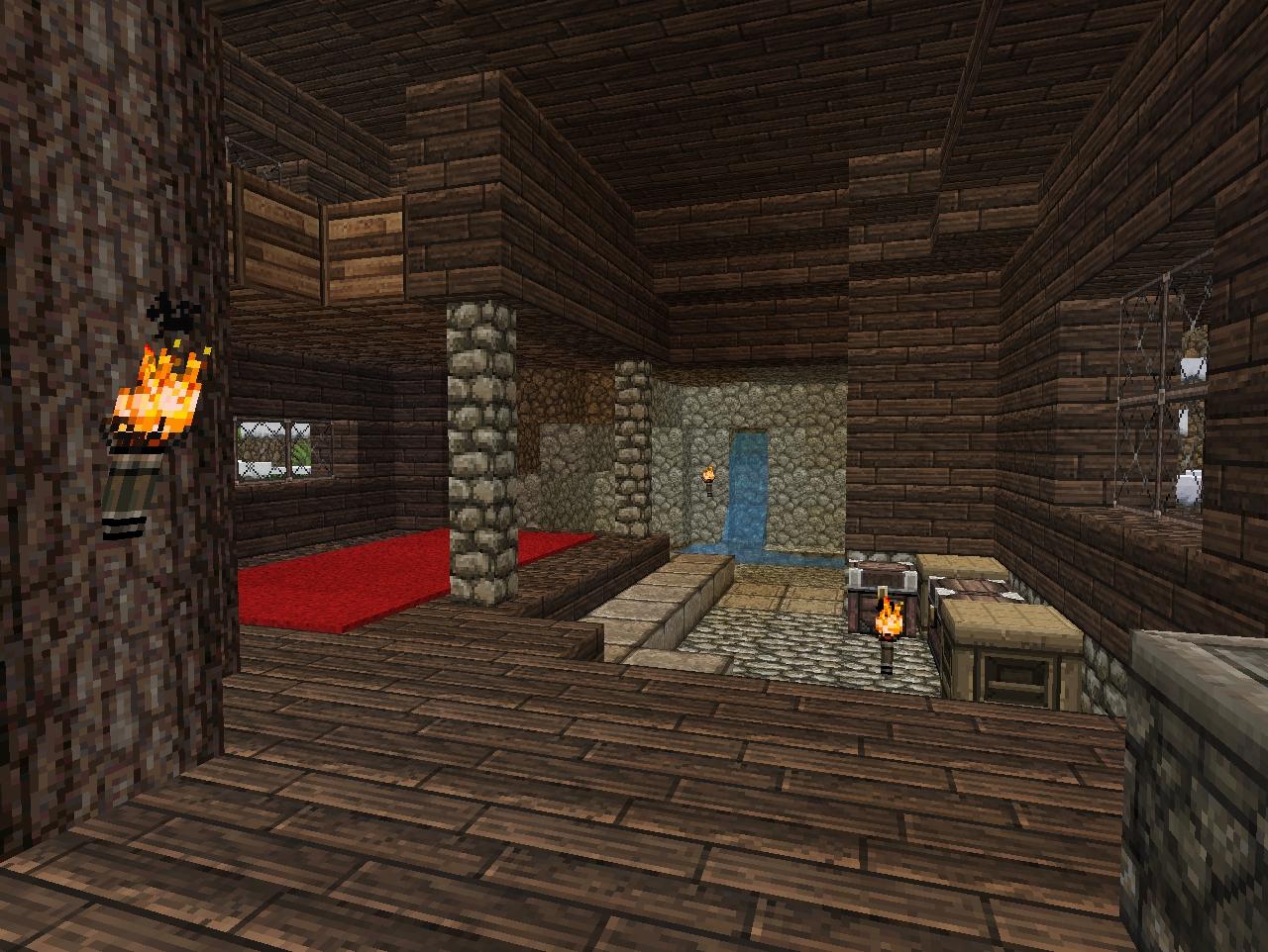 Medieval Pimp Cabin in the Woods Minecraft Map