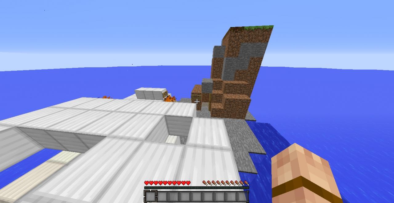plane crash survival Minecraft Map