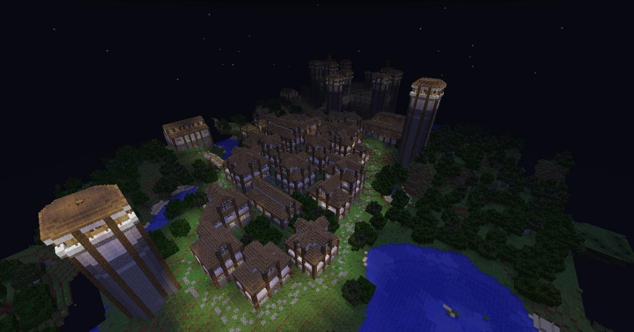 Fort and City [The Old Oak Fort] Minecraft Map