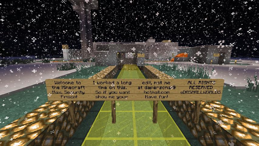 The Minecraft Maximum Security Prison Complex (MMSPC) (1.7) Minecraft Map