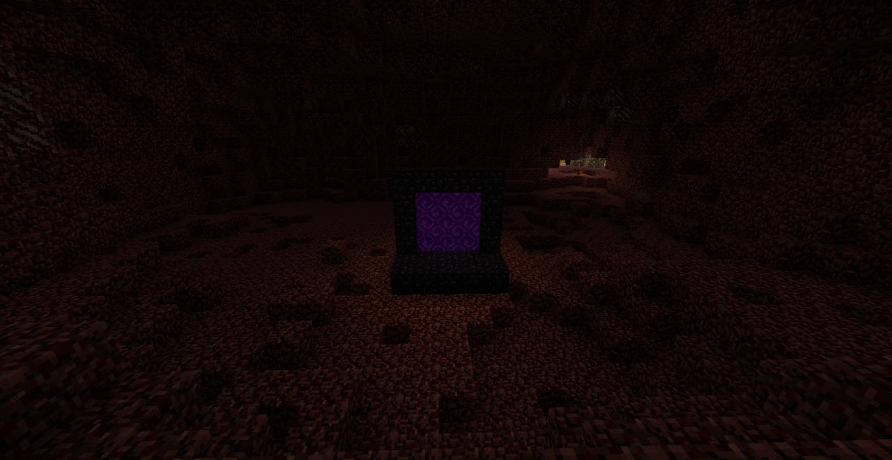 Small House with Nether Portal Inside (1.7.2) Minecraft Map