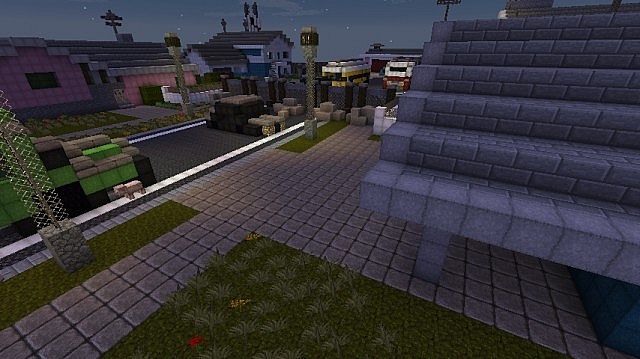 COD Zombies Nuketown Minecraft Map