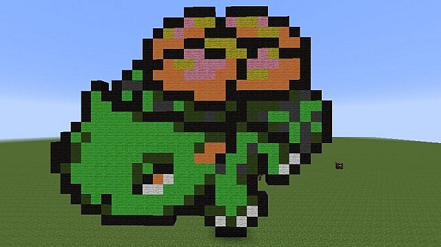 Bulbasaur evolutions Pokemon Minecraft Map